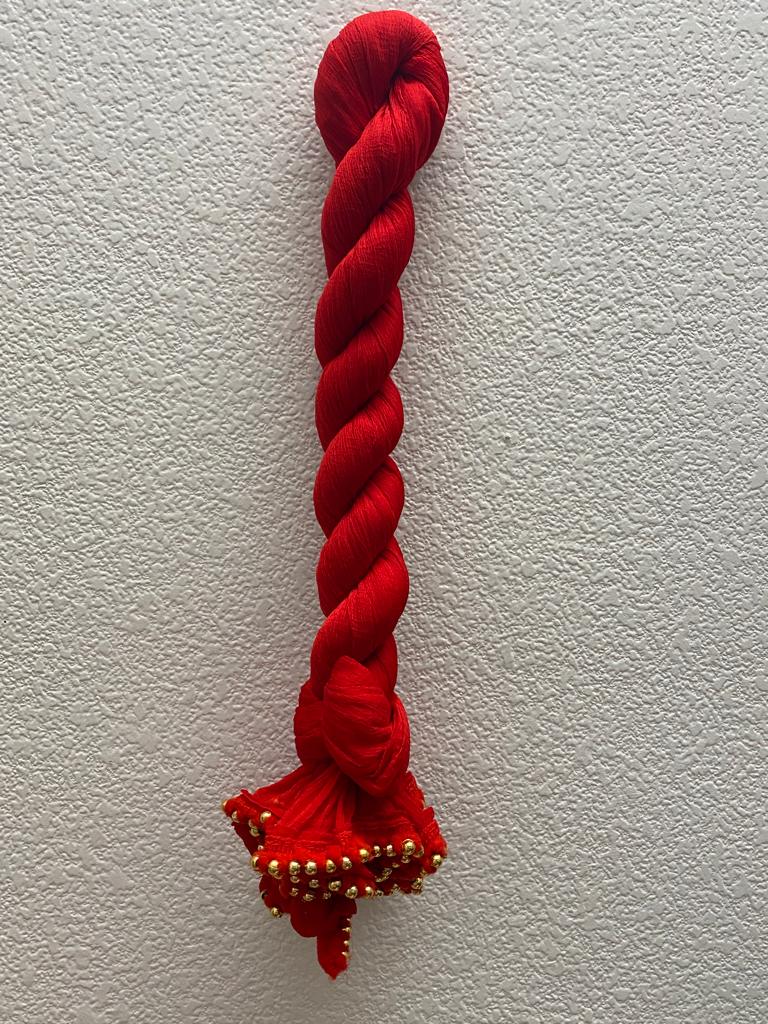 Red Dupatta – Thogai Threads